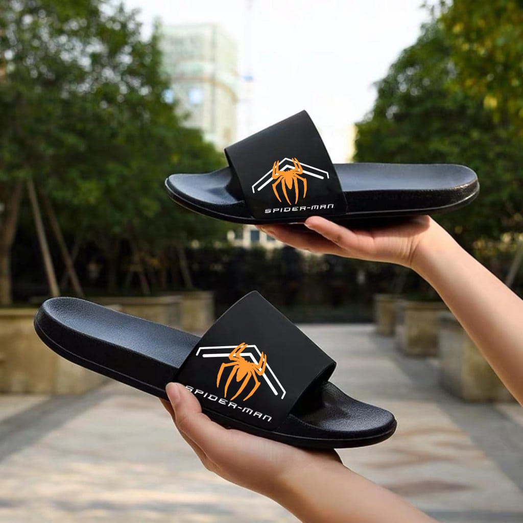 GS28 Sandal slop Slippers Pria Spider (GP) | Lazada Indonesia