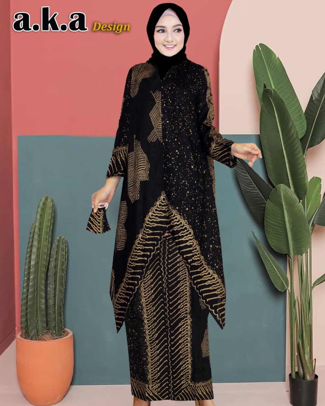 [ cod ] new setelan batik viscose sutra by aka design/ setelan kebaya ...