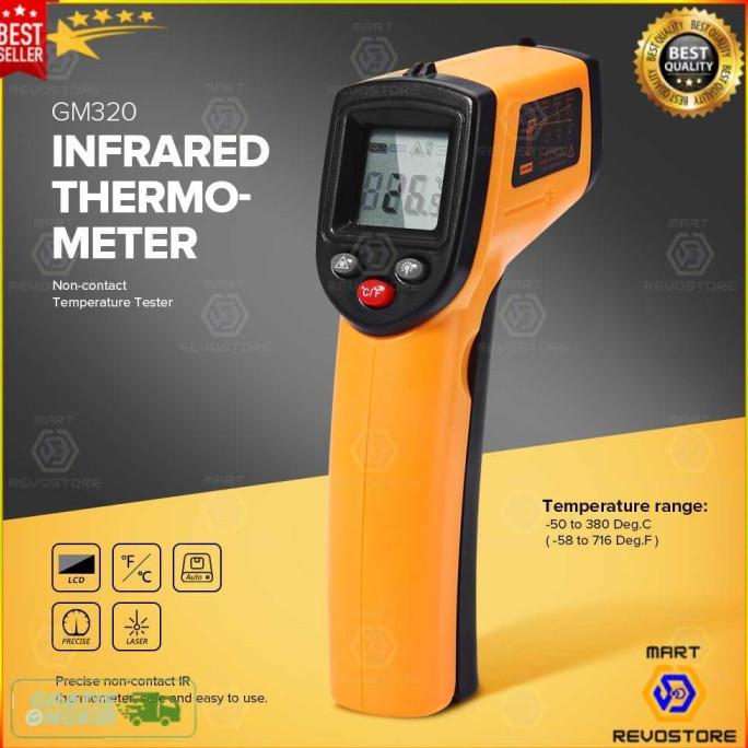Thermogun Thermometer Industri Termometer Digital Infrared Non Contact ...