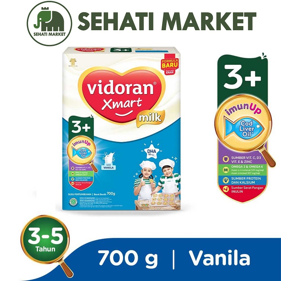 VIDORAN 3 Vanila Xmart 3 + Vanila Susu Box 700g / 700 g | Lazada Indonesia VIDORAN 3 Vanila Xmart 3 + Vanila Susu Box 700g / 700 g | Lazada Indonesia
