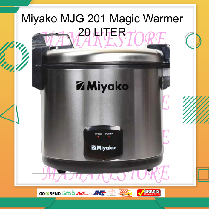 Miyako MJG 201 Magic Warmer 20 LITER PEMANAS NASI BESAR RUMAH MAKAN ...