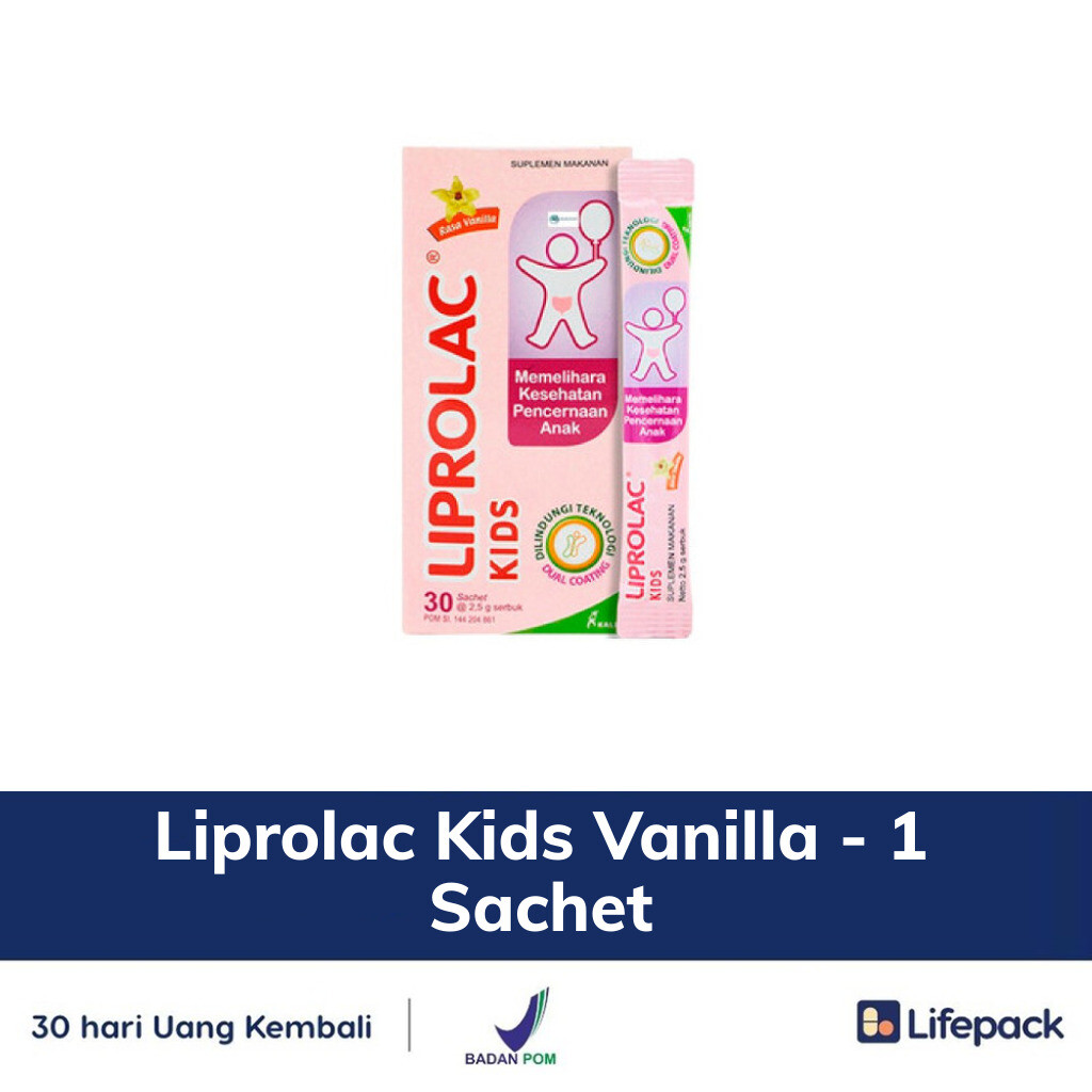 Liprolac Kids Vanilla - 1 Sachet - LIFEPACK | Lazada Indonesia