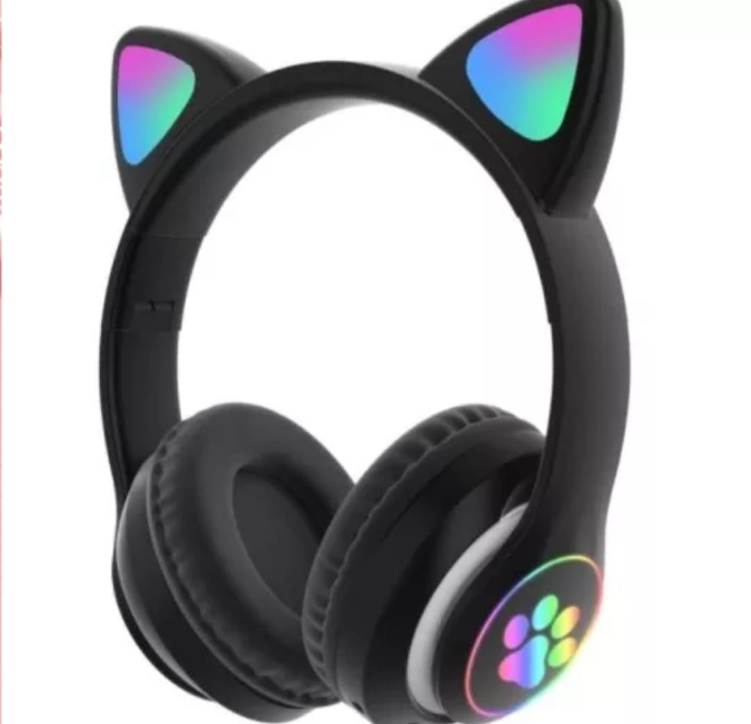 Bando Kucing / Headphone Wireless Bluetooth Bentuk Telinga Kucing Warna ...
