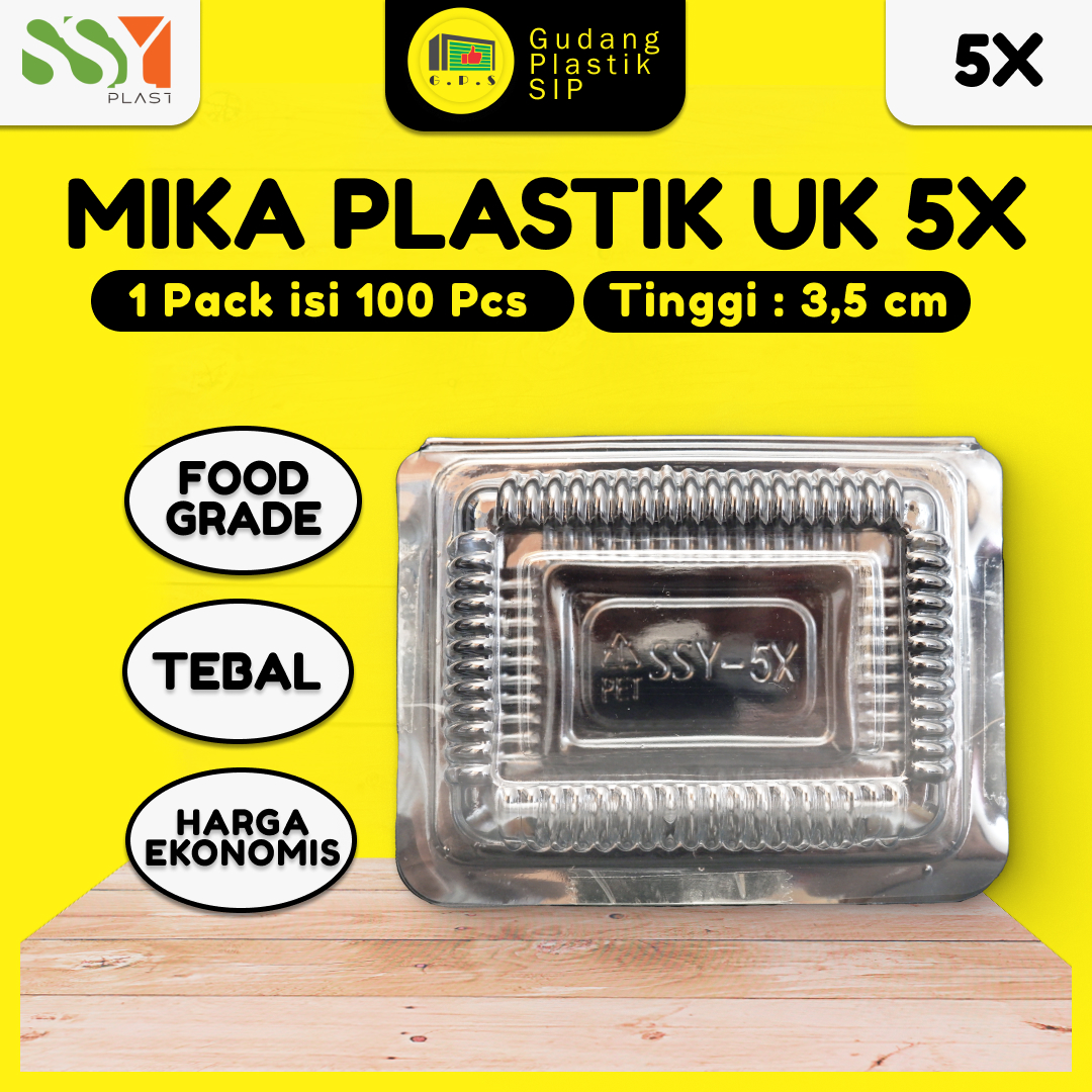 Mika Kue UK 5X Bening isi 100 Pcs / Food Grade | Lazada Indonesia