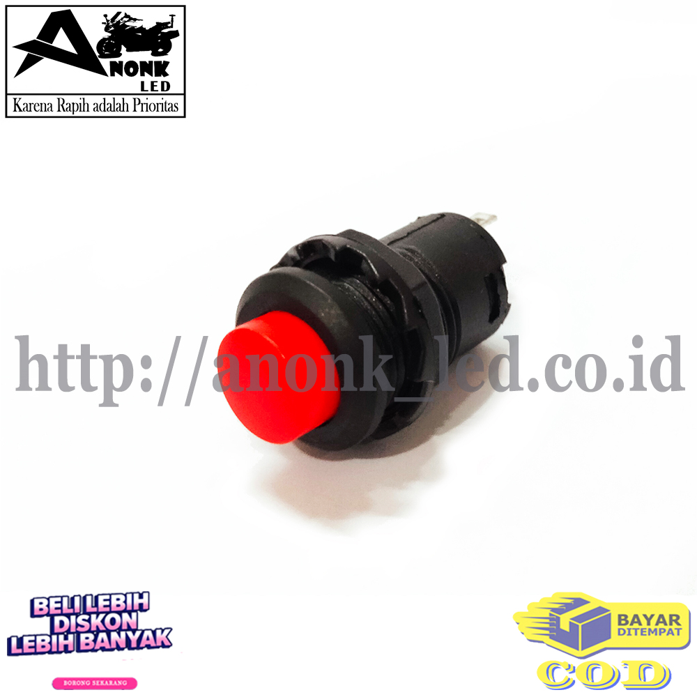 Saklar Bulat Push Button / Tombol Push On / Push On Button Bulat Warna ... Saklar Bulat Push Button / Tombol Push On / Push On Button Bulat Warna ...