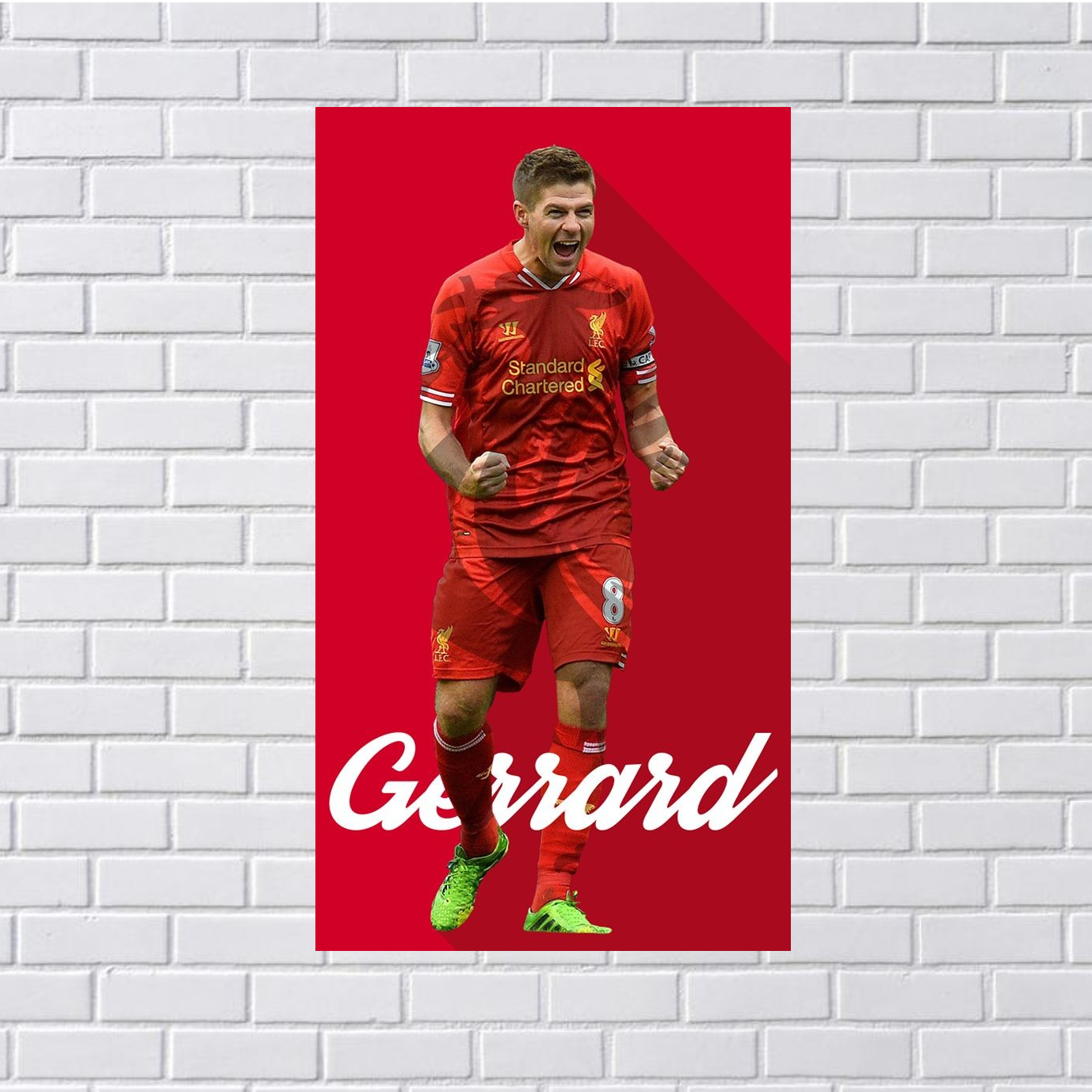 POSTER STEVEN GERARRD/FOTO POSTER STEVEN GERRARD/HIASAN DINDING/BAHAN ...