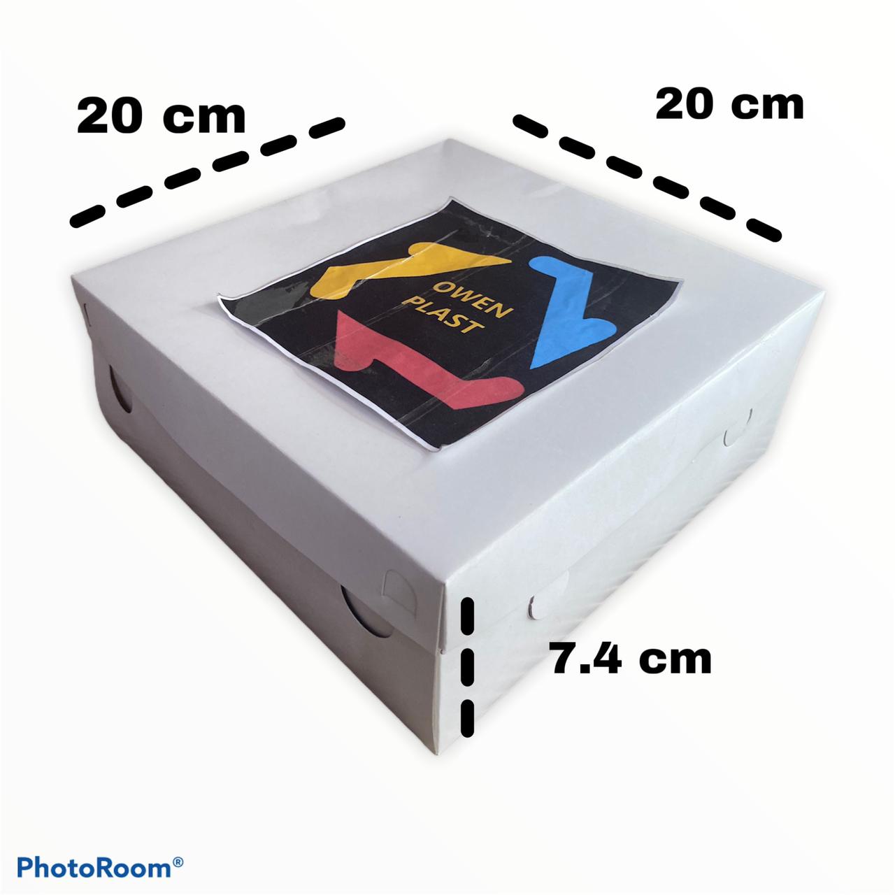 DUS NASI KOTAK 18X18 20X20/KOTAK NASI/ DUS MAKANAN PUTIH/DUS NASI KOTAK ...