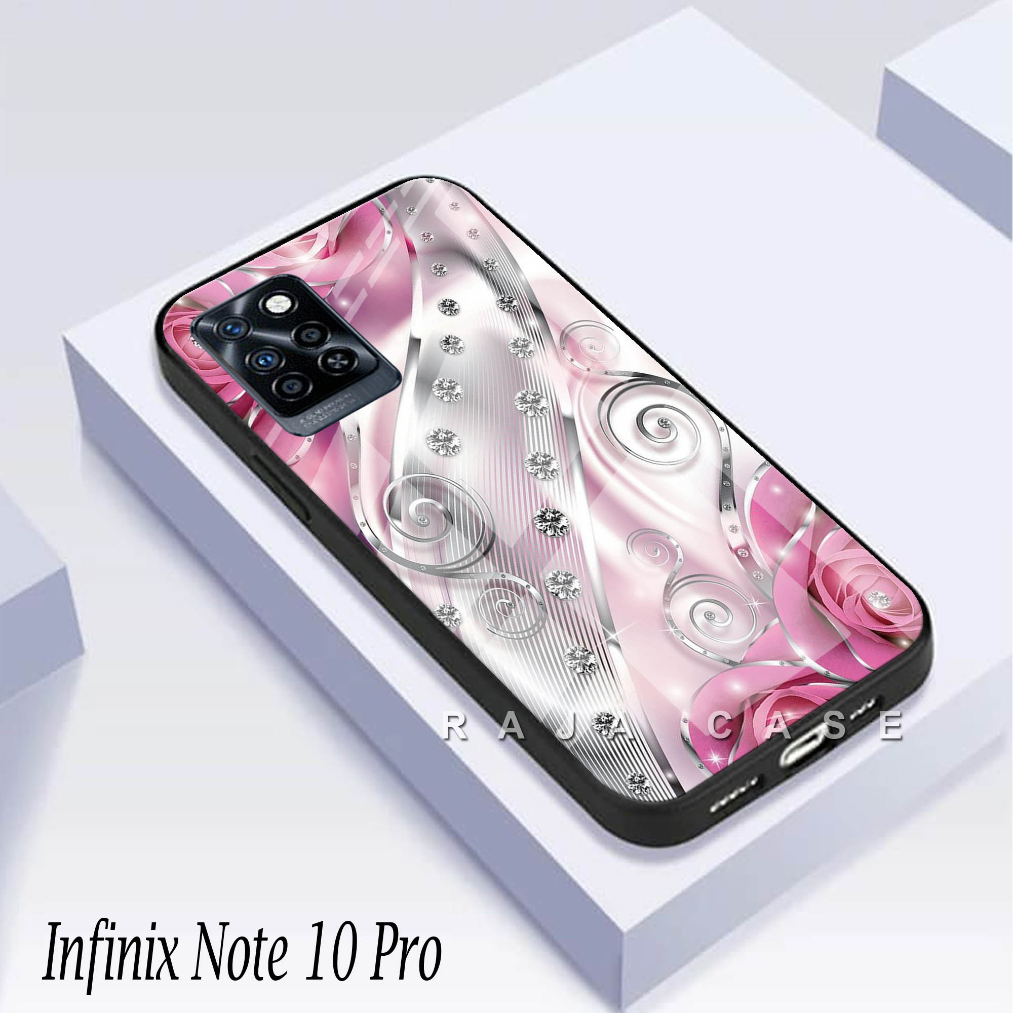 Softcase Glass Kaca Infinix Note 10 Pro - J104- Casing Hp Infinix Note ...