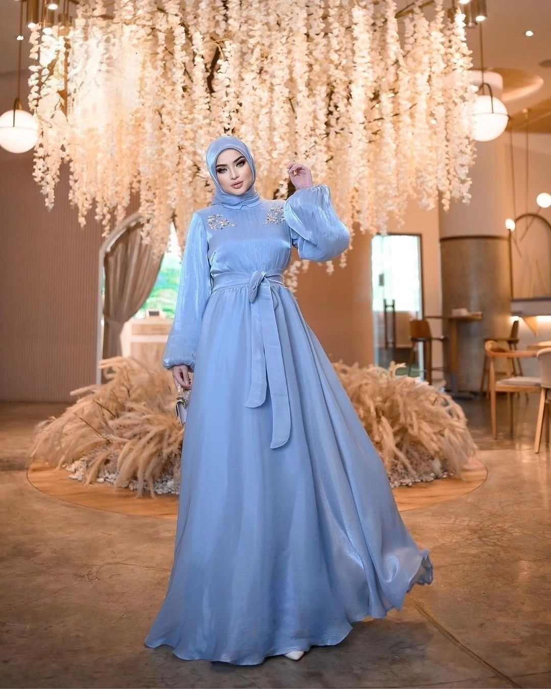 MEIRA DRESS [ S M L XL XXL ] Gamis Kondangan Terbaru Mewah Kekinian ...