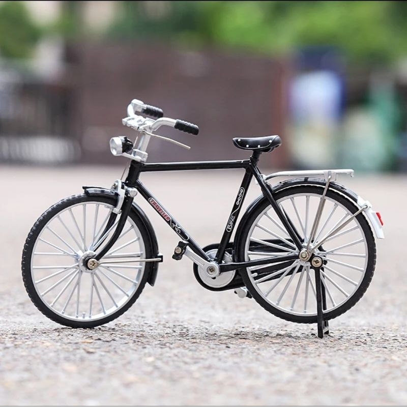 Diecast Sepeda Ontel Klasik Alloy - Miniatur Onthel Bike Koleksi Anak ...