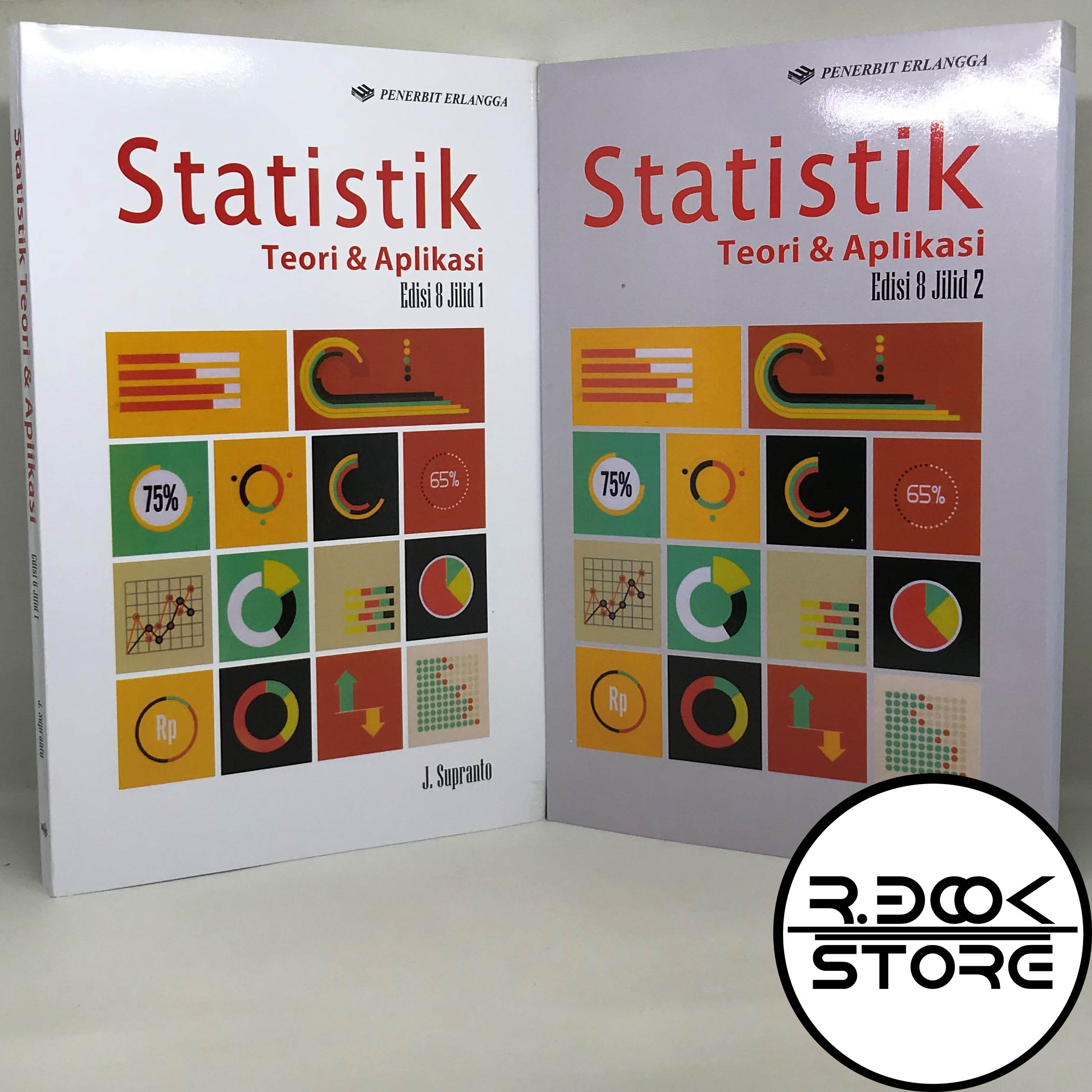STATISTIK TEORI & APLIKASI EDISI 8 JILID 1 & 2 - J. SUPRANTO | Lazada ...