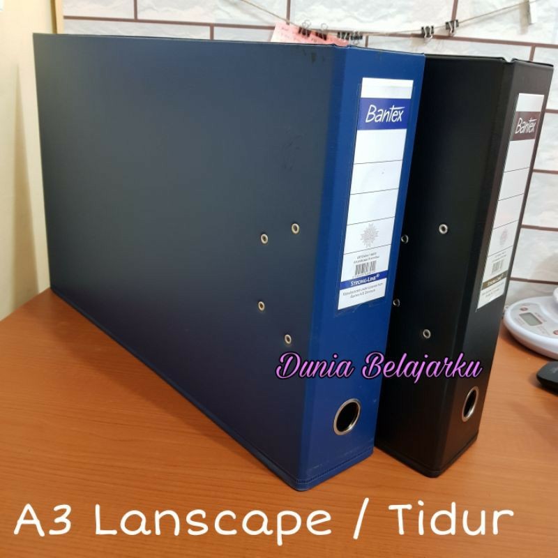 Odner Bantex A3 Landscape Lebar 70mm 1468 / Tidur / Ordner Bantex A3 ...