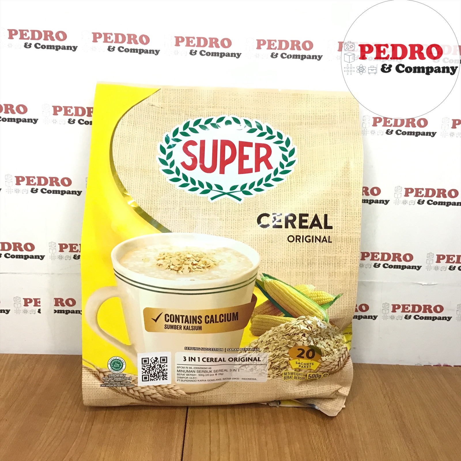 Super cereal ORIGINAL instant sereal 500 gram 20 sachet sarapan susu ...