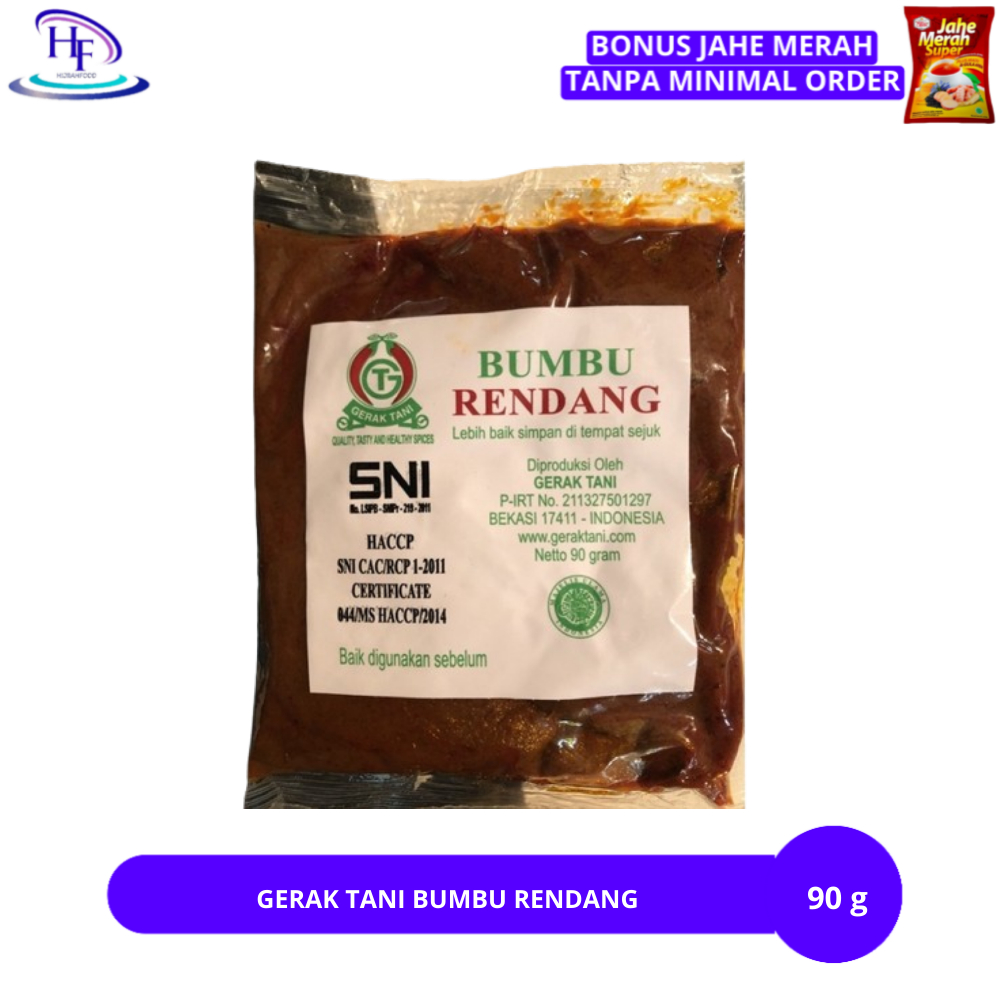 Bumbu Rendang Gerak Tani 90 gram / Bumbu rendang gadih aroma spesial ...