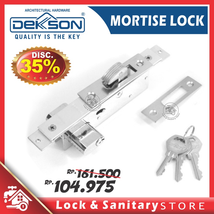 Lockcase Pintu Sliding Dekson Dekkson DKS KC 8423 + DC Mortise Lock ...
