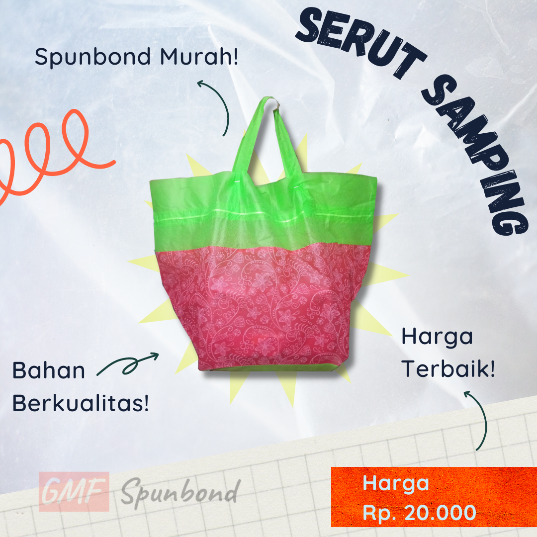 1lusin isi 12 Tas Spunbond Serut 20 | Lazada Indonesia