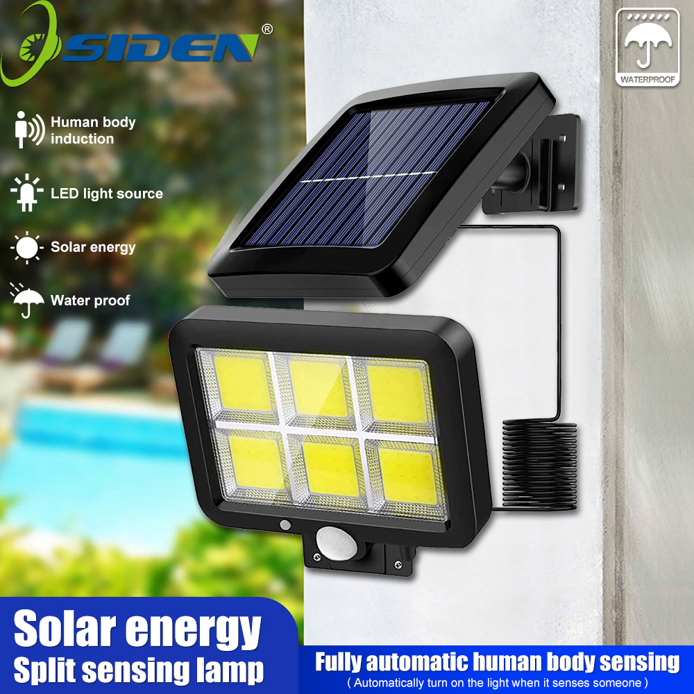 OSIDEN Solar Split Wall Lamp 3 Mode Waterproof Motion Sensor Lamp Jalan ...