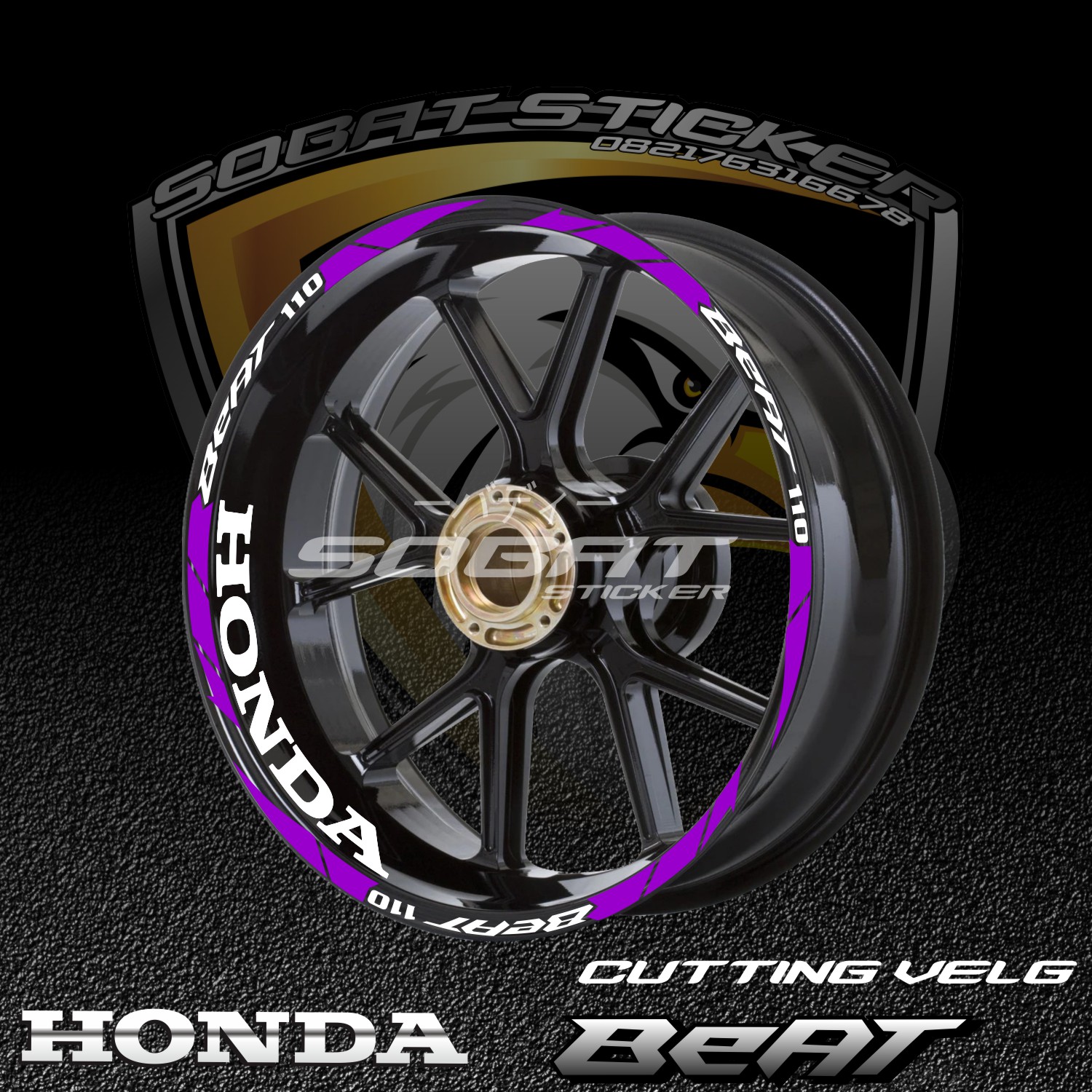 CUTTING STICKER VELG BEAT 11 | Lazada Indonesia