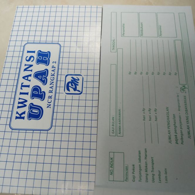 Kwitansi Upah NCR Rangkap Dua | Lazada Indonesia