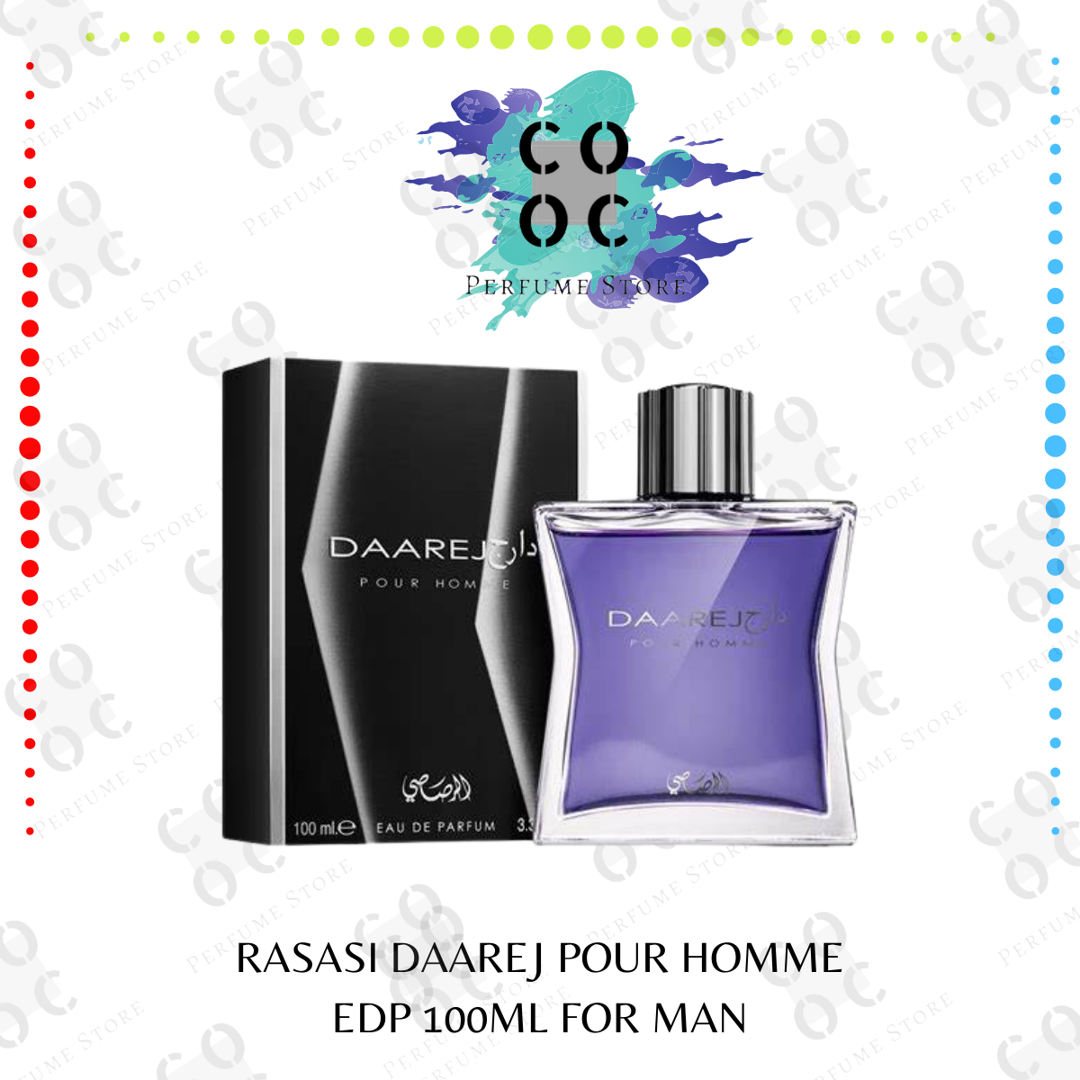 RASASI DAAREJ POUR HOMME EDP 100ML FOR MAN | Lazada Indonesia