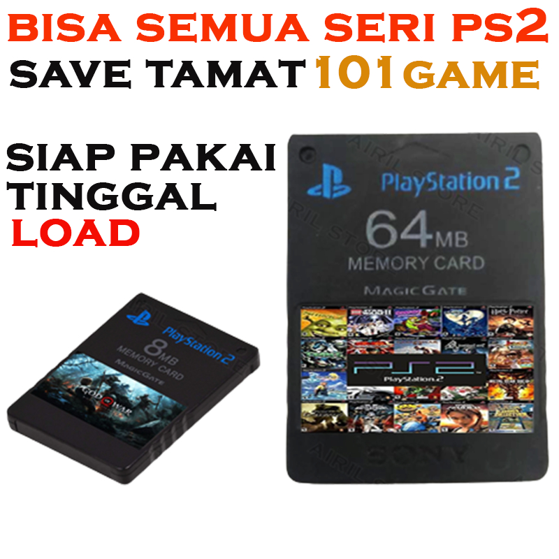 memory ps2 save data tamat / save data tamat 101 game | Lazada Indonesia