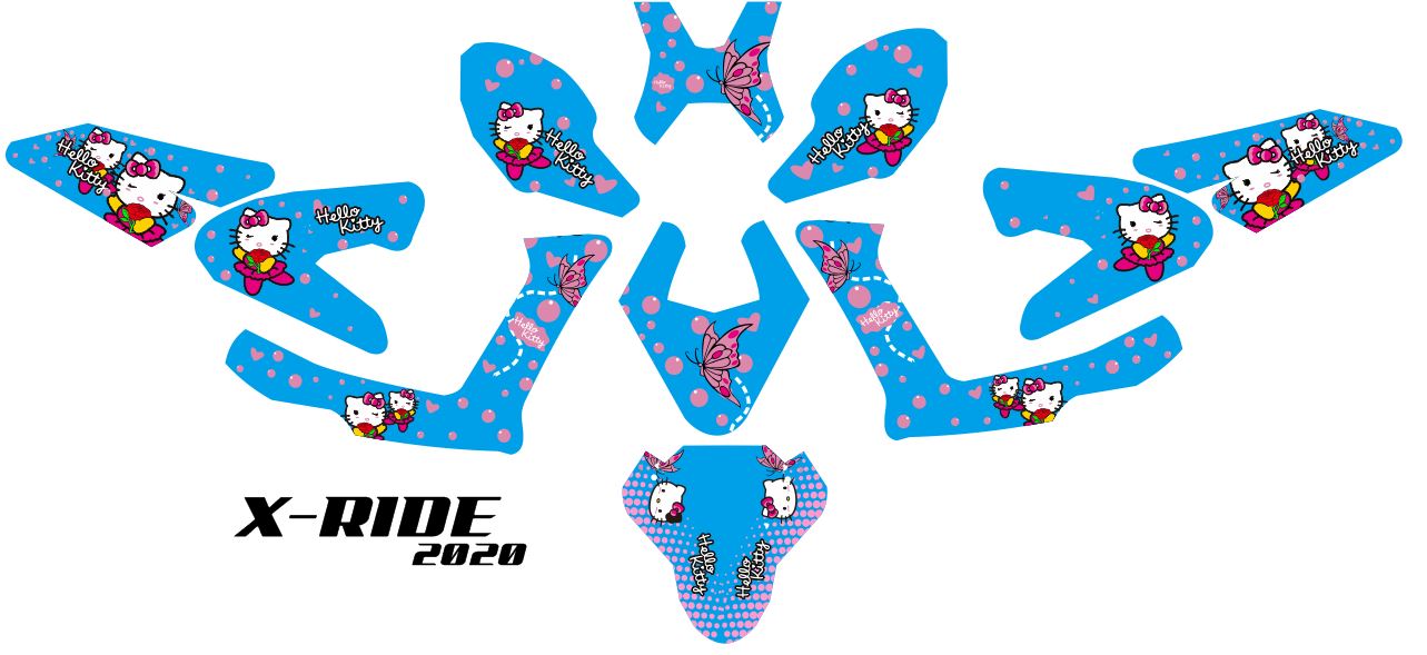 Sticker Dekal Stiker Full Body Decal Motor Yamaha X Ride X-RIDE ...