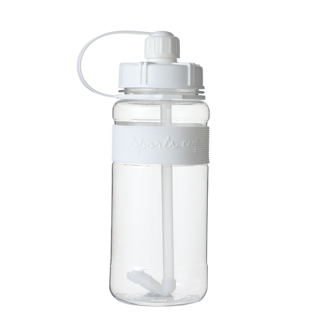 MINISO Botol Minum 1000ml Botol Minum Air Olahraga Dengan Sedotan 1L ...