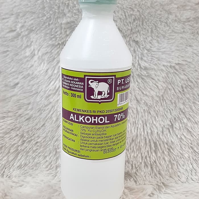 ALKOHOL / ALCOHOL 70% CAP GAJAH 300 ml | Lazada Indonesia