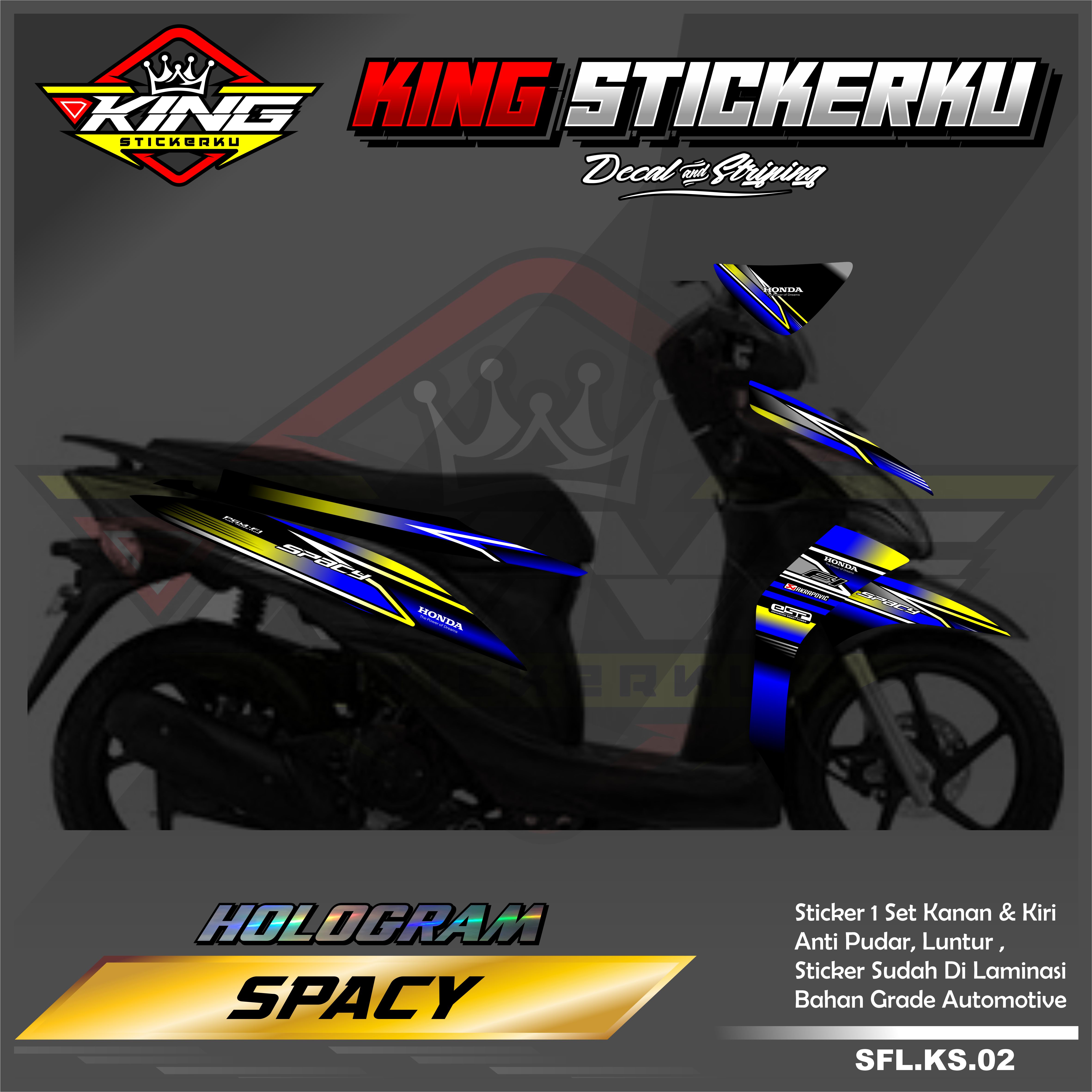 Sticker Striping List Variasi Honda Spacy - Stiker Striping Motor Spacy ...