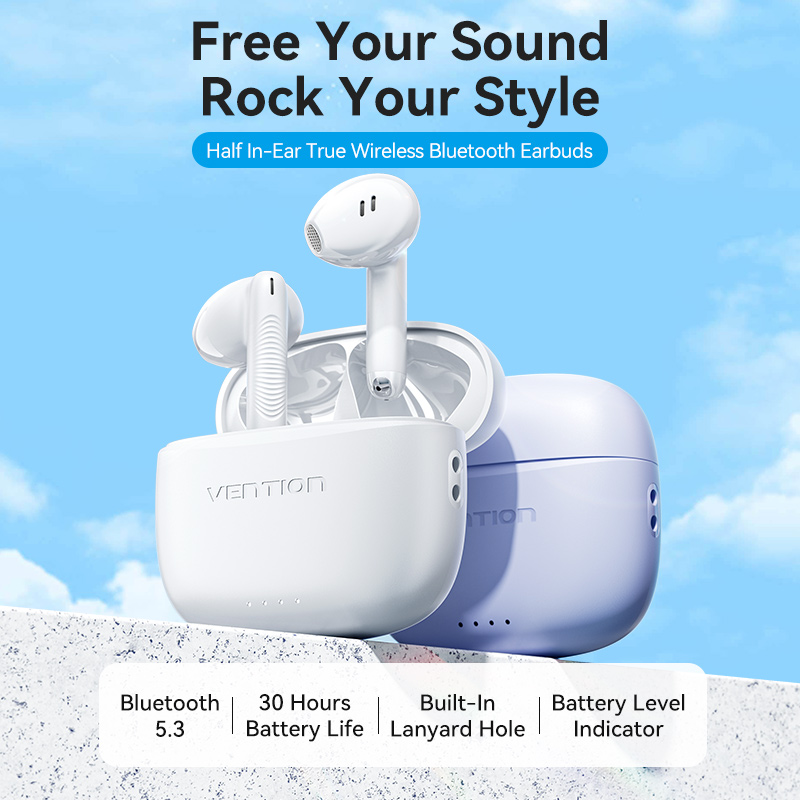 Vention Headset Bluetooth TWS Wireless Earphone Hi-Fi Stereo | Lazada ...
