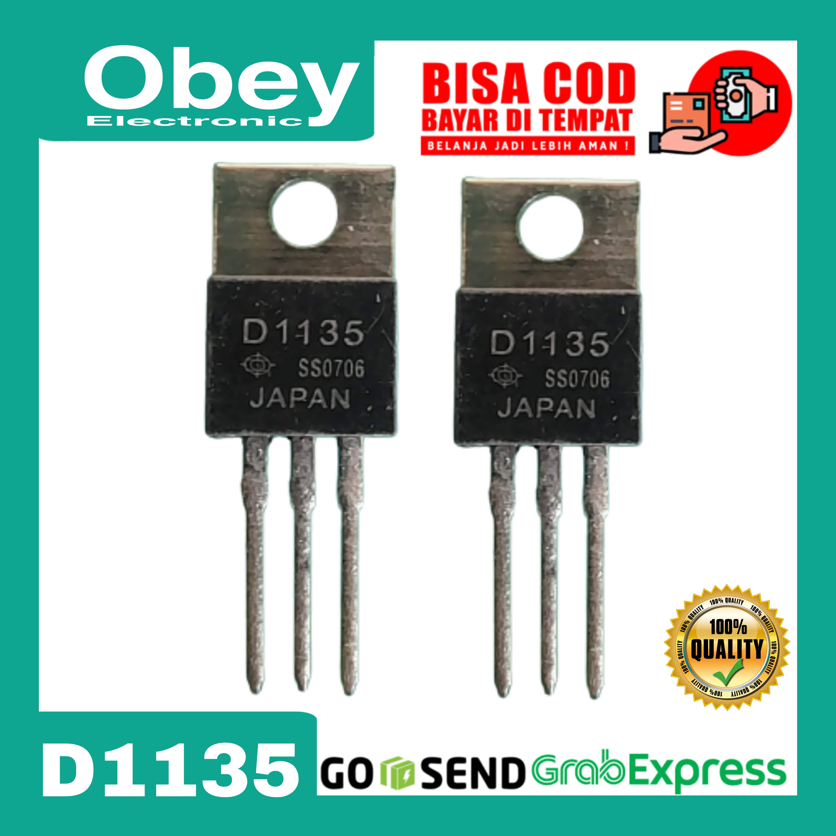 Transistor D1135/D 1135 | Lazada Indonesia