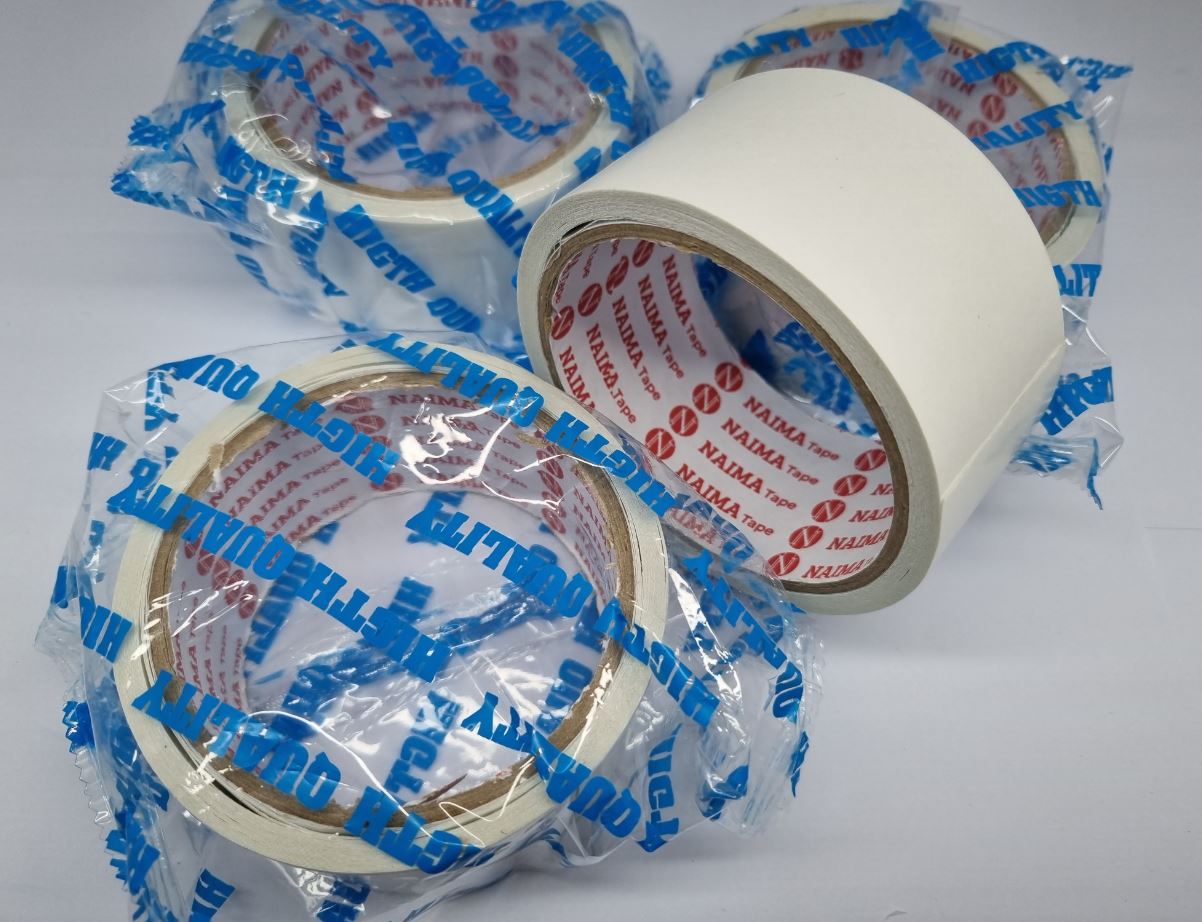 Double Tape Kertas 2 Inch x 10 Yard / Double Tip 45mm x 10 yard ...