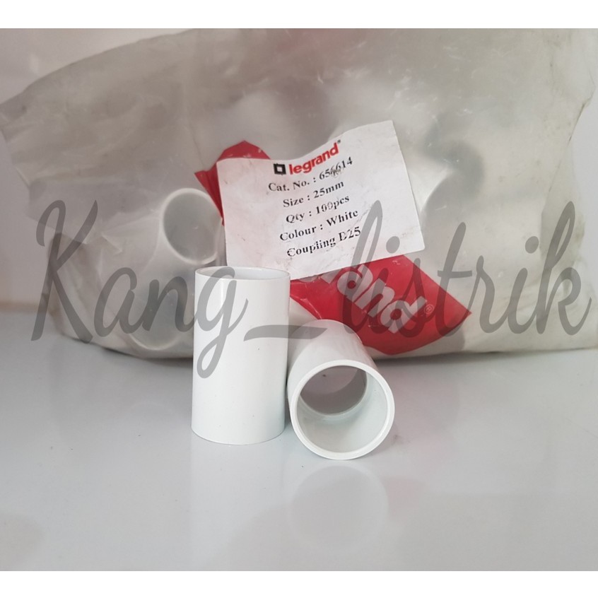 Sock / Sok Pipa Listrik Conduit / Sambungan Pipa 25MM Legrand | Lazada ...