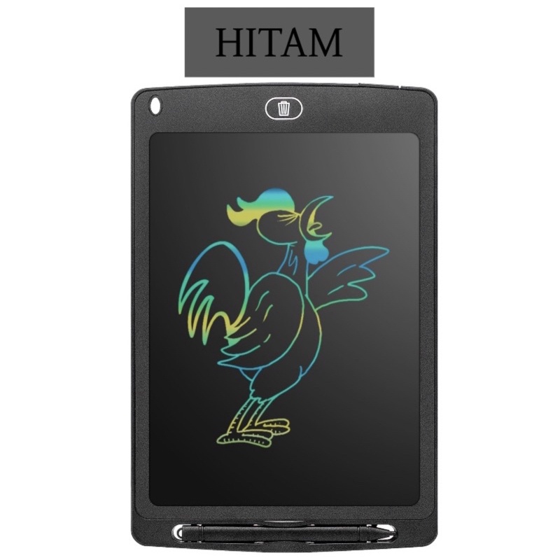 LED Writing Tablet Drawing Board tab Alat tulis Papan Pen Layar 8.5 ...