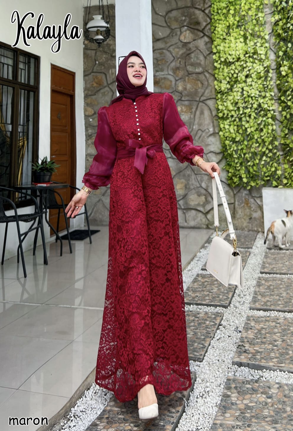 KALAYLA Gamis busui pesta kondangan wisuda bridesmaid mewah muslim ...