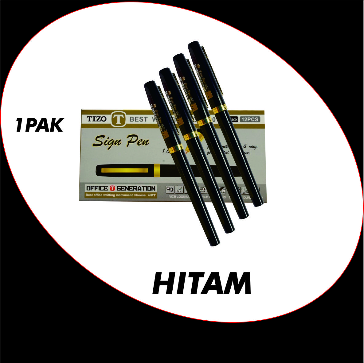 PULPEN TIZO TG-31580 / SIGN PEN TIZO TG-31580 (12PCS) | Lazada Indonesia