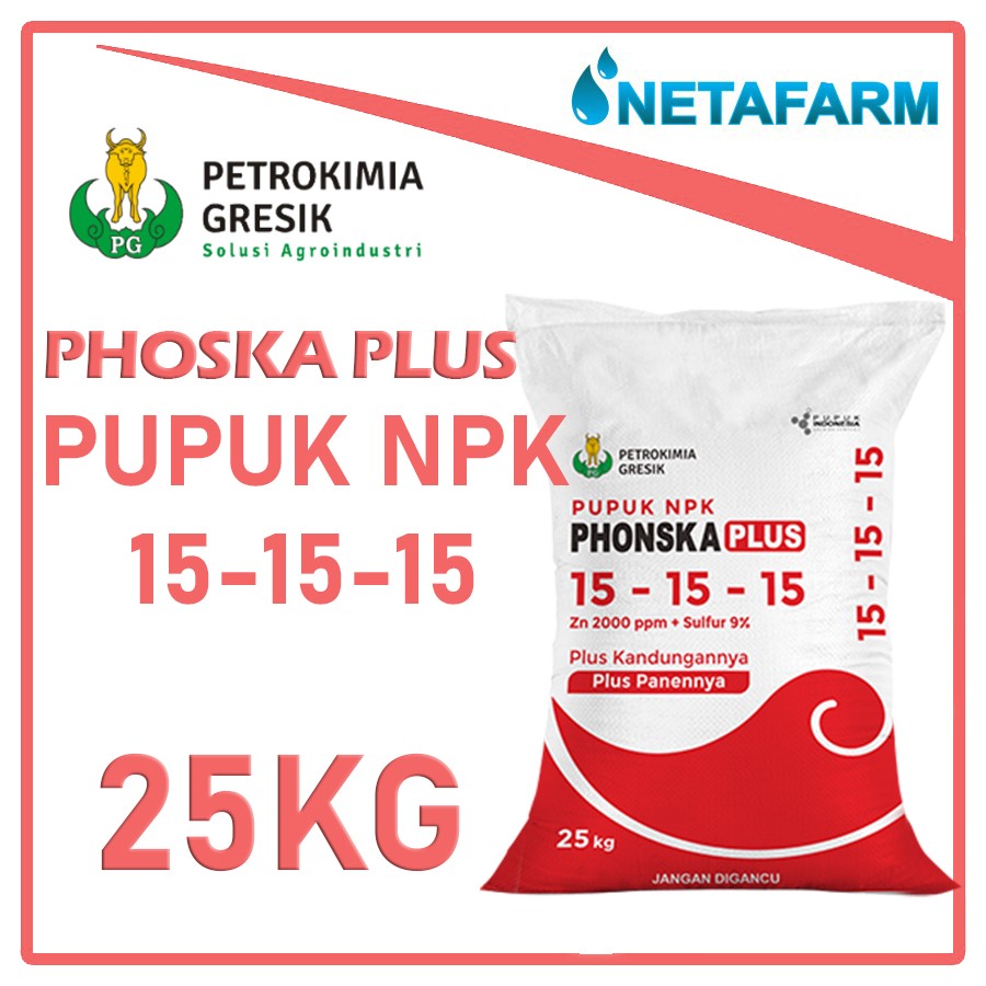 Pupuk NPK Phonska Plus 15-15-15 PETROKIMIA 25KG - 1 Sak | Lazada Indonesia