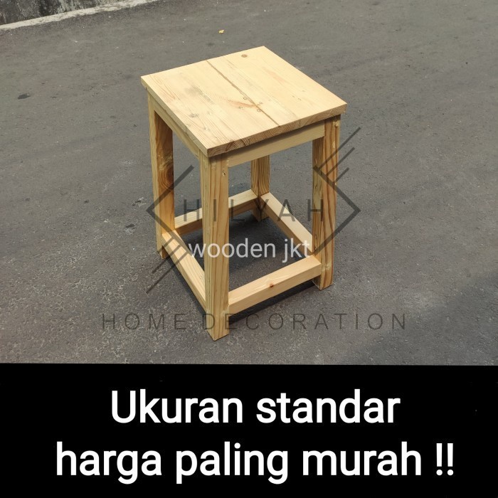 kursi kayu / kursi bakso / bangku kecil / tool baso jati Belanda ...