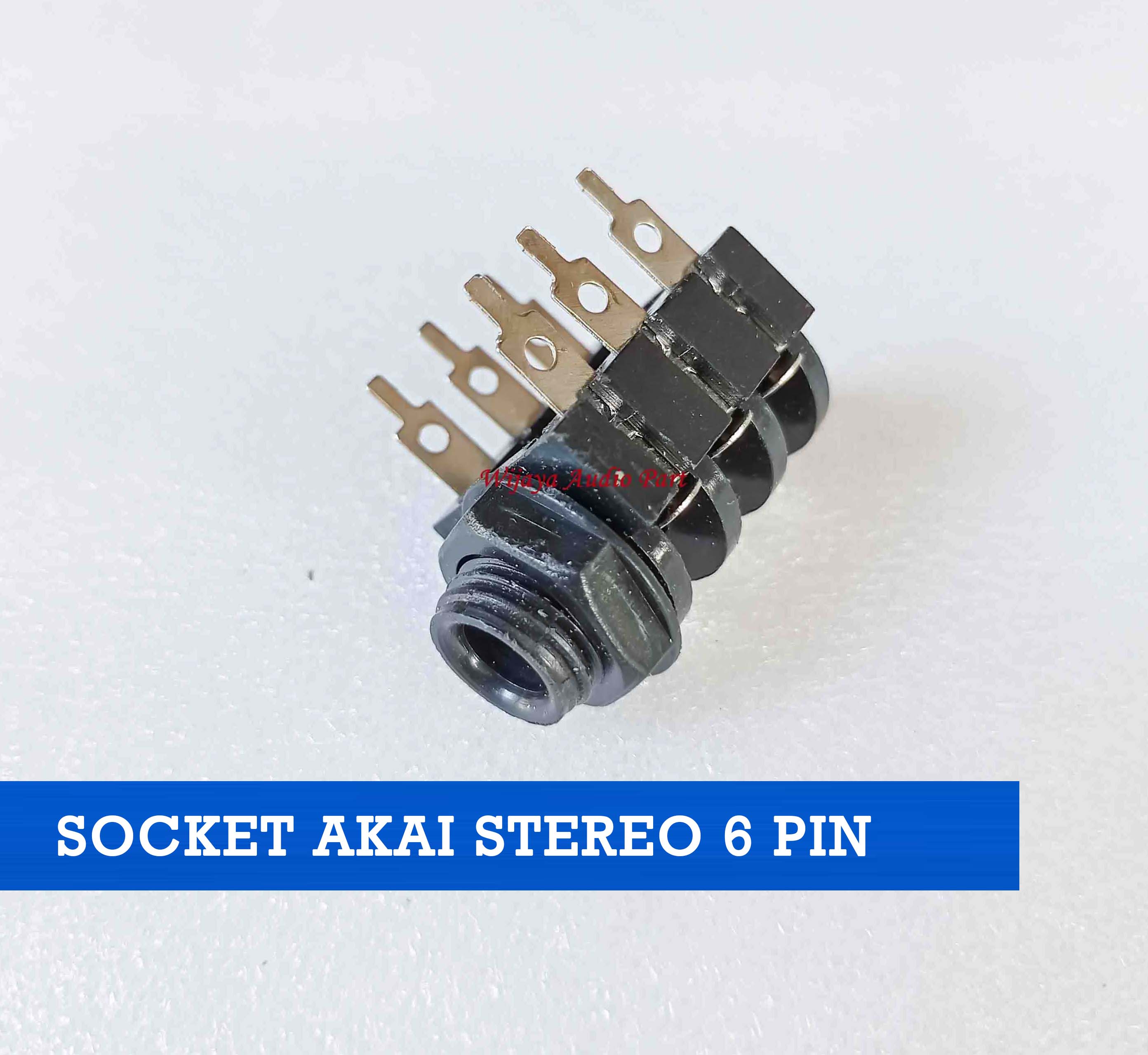 1 BUAH SOKET AKAI STEREO HITAM SOCKET AKAI KELABANG | Lazada Indonesia