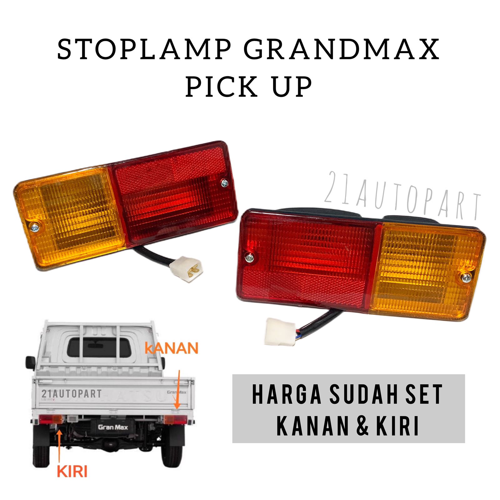 Lampu belakang stoplamp lampu stop grandmax pick up set | Lazada Indonesia