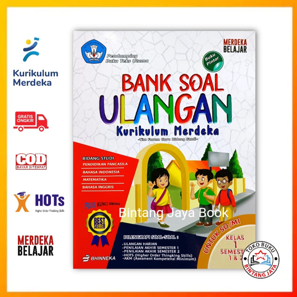 Buku Bank Soal Kurikulum Merdeka Kelas 1 SD/MI - Buku Pintar Bank Soal SD/MI Kelas 1 Kurikulum ...