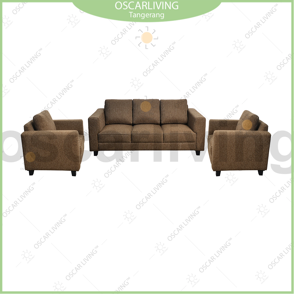 OLC Sofa Velma 321 Seater Coklat Tua - Khusus Jabodetabek | Lazada ...