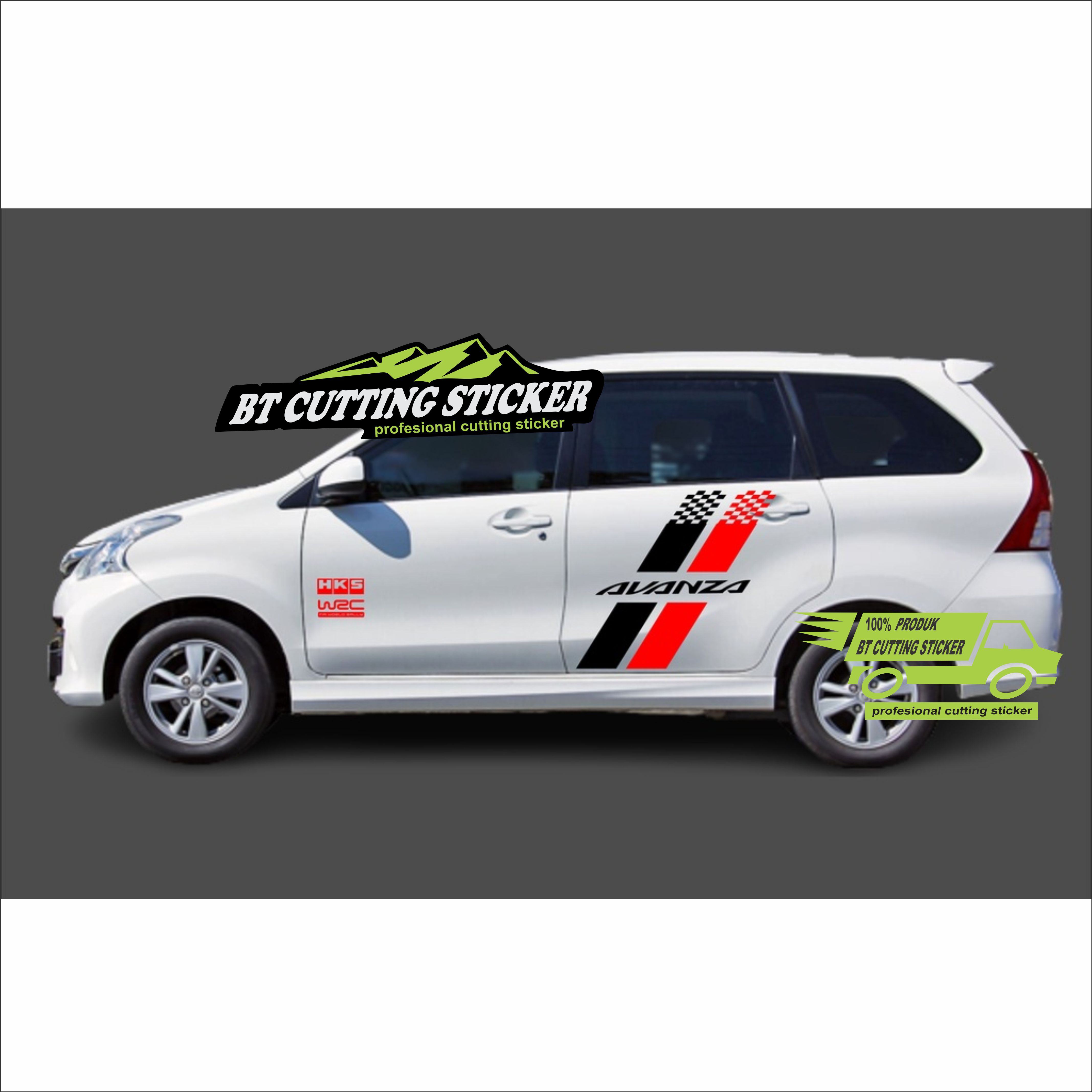Sticker Cutting Toyota Avanza Sticker Lis Body Samping Terbaru | Lazada ...