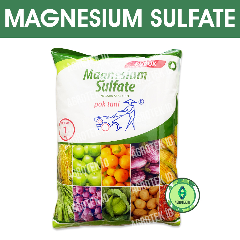 Pupuk Magnesium Sulfate MAGS Pak Tani Kemasan 1 Kilogram Original ...