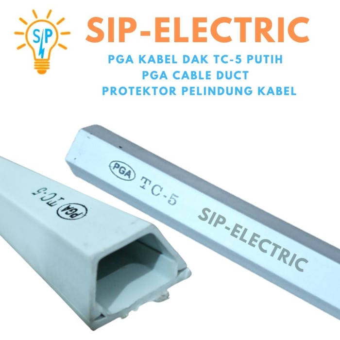 PGA KABEL DAK TC-5 PUTIH / PGA CABLE DUCT / PROTEKTOR PELINDUNG KABEL | Lazada Indonesia