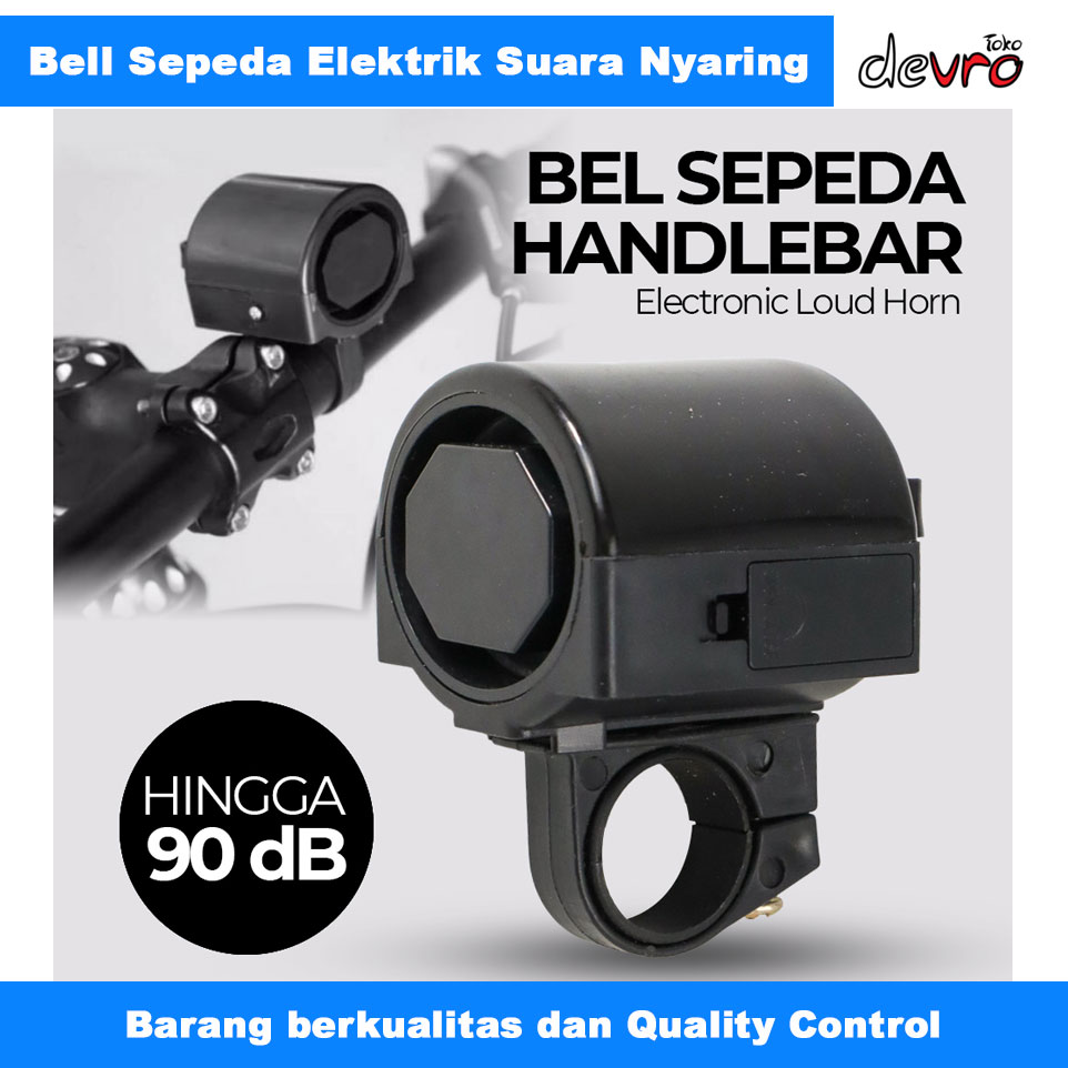 Bell Sepeda - Bel Sepeda Handlebar Electronic Loud Horn - Klakson ...