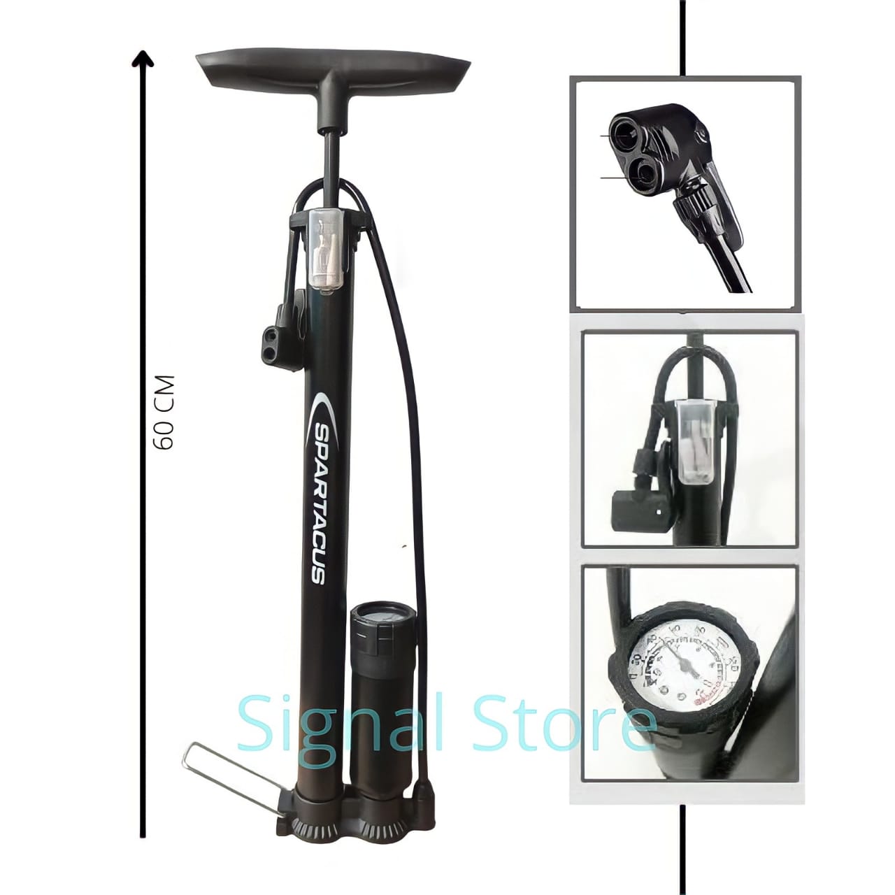 Pompa Ban Sepeda dan motor manual hidrolik pompa tangan pompa lantai ...