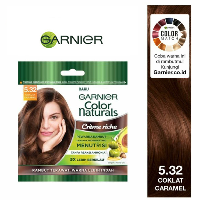 Garnier Hair Color Sachet | Garnier Pewarna Rambut Sachet | Garnier Cat ...
