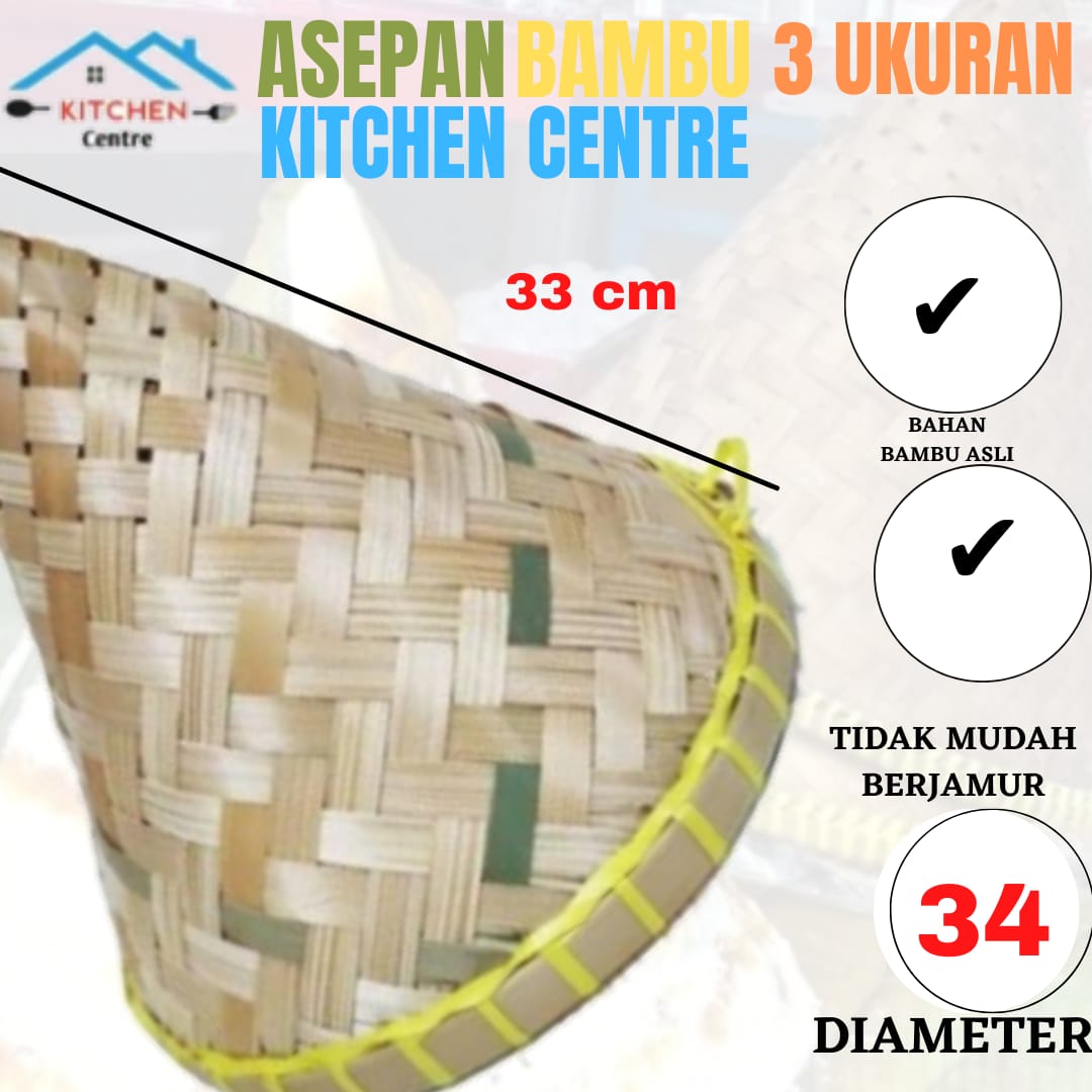 Aseupan Bambu Kukusan Bambu Asepan Bambu Cetakan Nasi Tumpeng Bambu ...