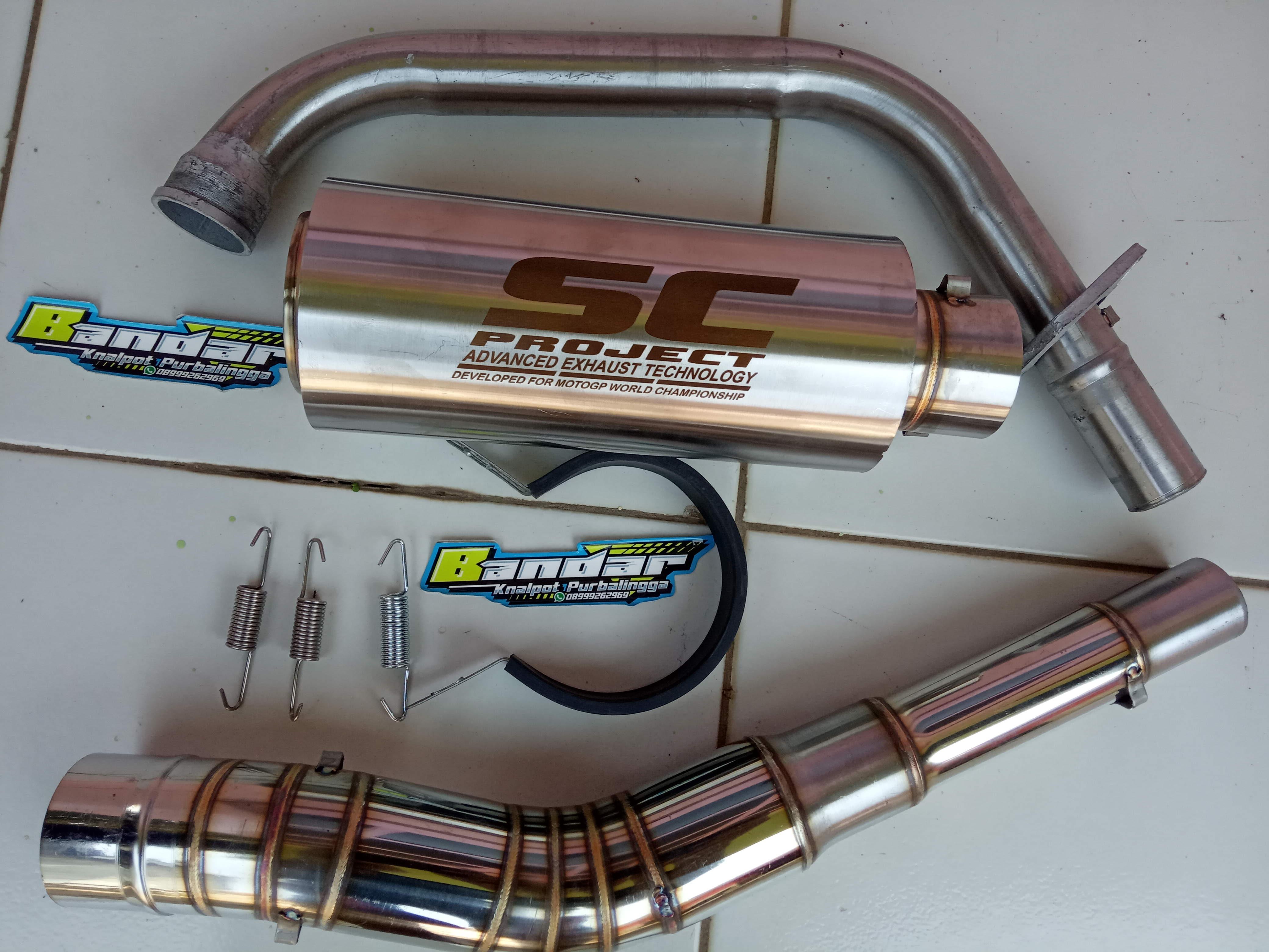 knalpot racing sc project polos for motor 150cc fullsystem tinggal ...